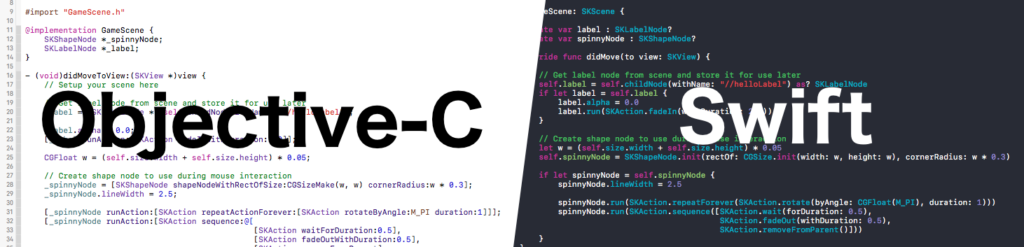 Swift VS Objective-C - 株式会社まえびー